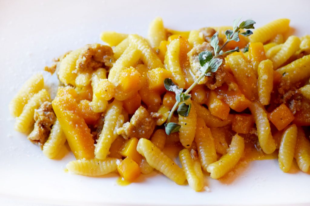 Cavatelli with Sweet Italian Sausage | LockKeepers | Fine Dining Cleveland
